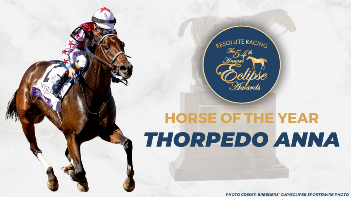 2024 Eclipse Award Winners Are Announced, Thorpedo Anna Voted 2024 Horse of the Year – NTRA